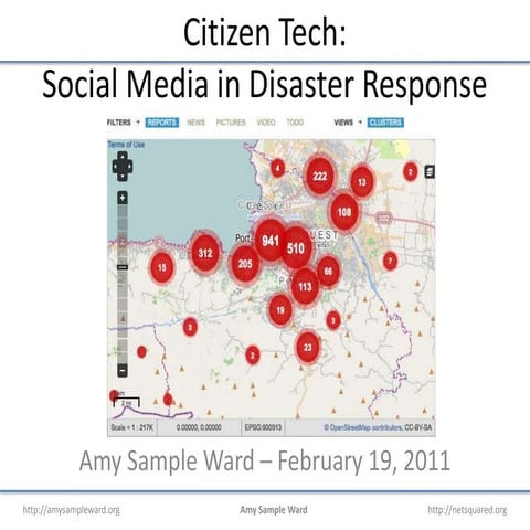 Social Media in Disaster Response | PPTX