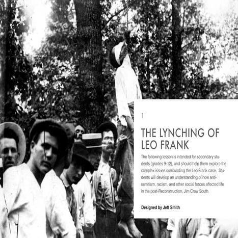 The Lynching of Leo Frank by Jeff Smith | PPT