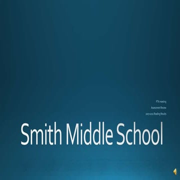 Smith middle school Week 5 PTA Presentation | PPT