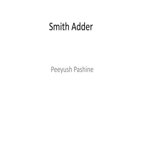 Smith Adder | PPTX | Sports