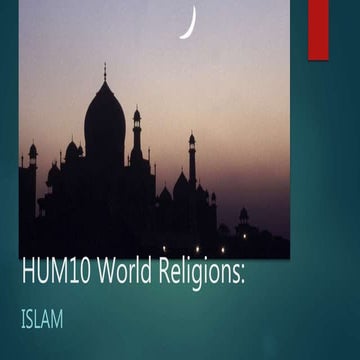 HUM10 Smith on Islam | PPT