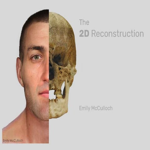 The 2D Facial Reconstruction of a Bronze Age Skull | PPTX