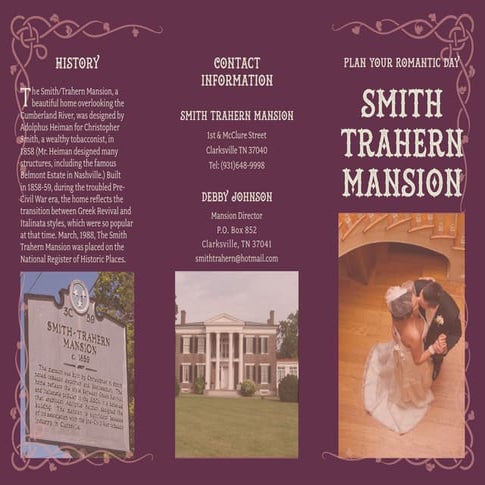 Smith Trahern Mansionfinial Flyer | PDF