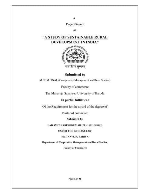 Village Profile data collection format | PDF