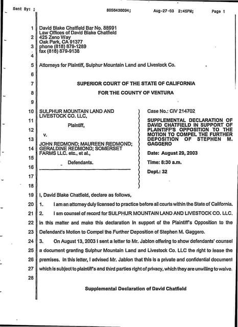 5 30-12 notice of ruling re motion to amend judgment to add judgment ...