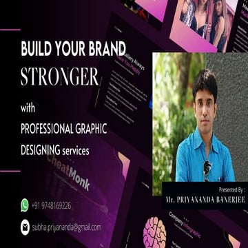 SMM & Graphic Designer Portfolio Presentation- Priyananda Banerjee ...