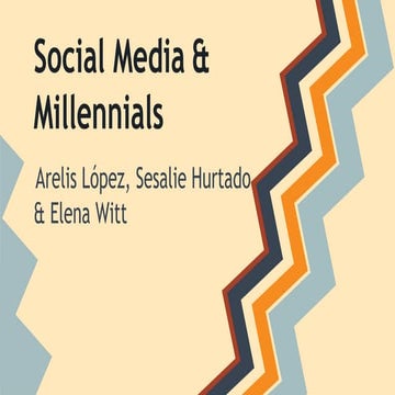 Social Media & Millennials | PPTX