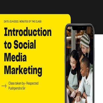 Introduction to social media marketing | PDF