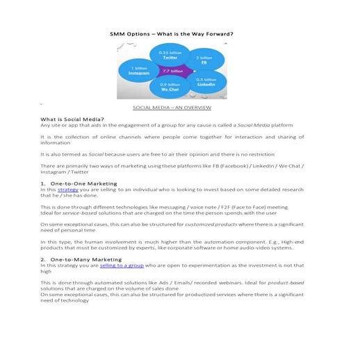 What is SMM? | PDF