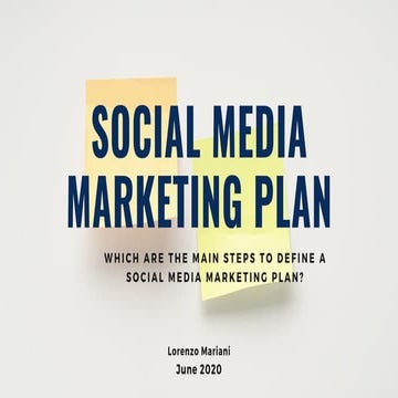 Smm plan | PDF