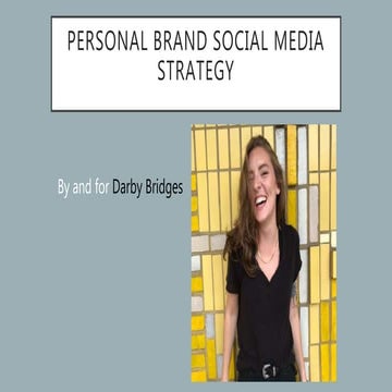 Personal Branding: Social Media Strategy | PPT