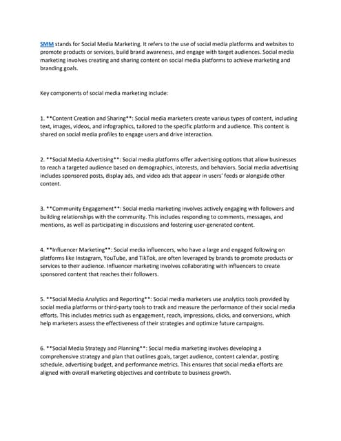Introduction to social media marketing.. | PPT