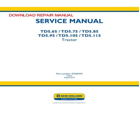 SM New holland TD5.105 repair manual.pdf