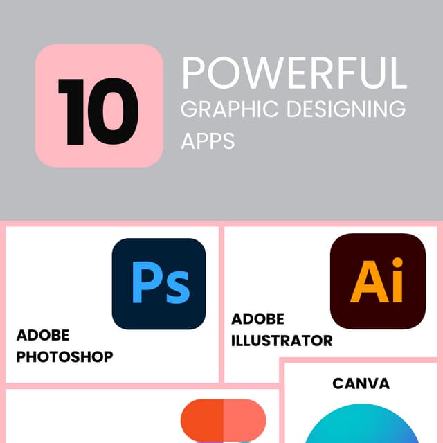 Become a Pro Designer with These 10 Powerful Graphic Designing Apps | PDF