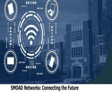 Smoad Networks Connecting The Futurepptx Computer Networking Computing