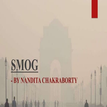 Photochemical formation of smog | PPTX