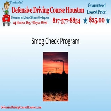 Smog check program | PPT