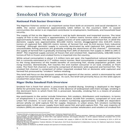 Smoked fish strategy brief 17 feb 2014 | PDF