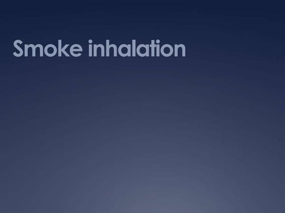 Smoke inhalation | PPTX | Lung and Respiratory Health | Diseases and ...