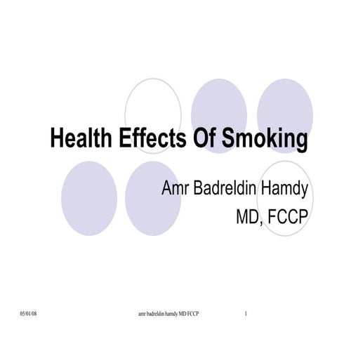 Smoking Powerpoint Presentation | PPT