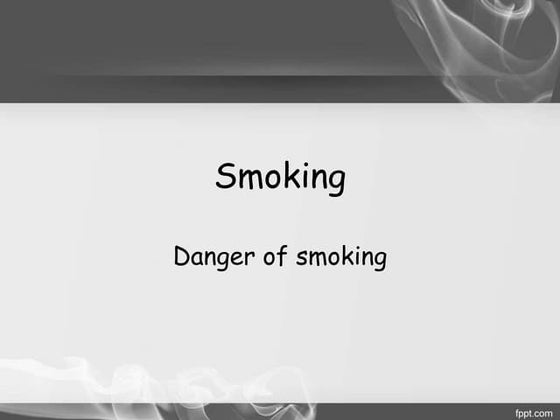 Tobacco Powerpoint | PPT