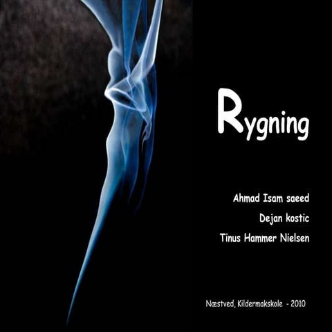 Smoking rygning | PPTX