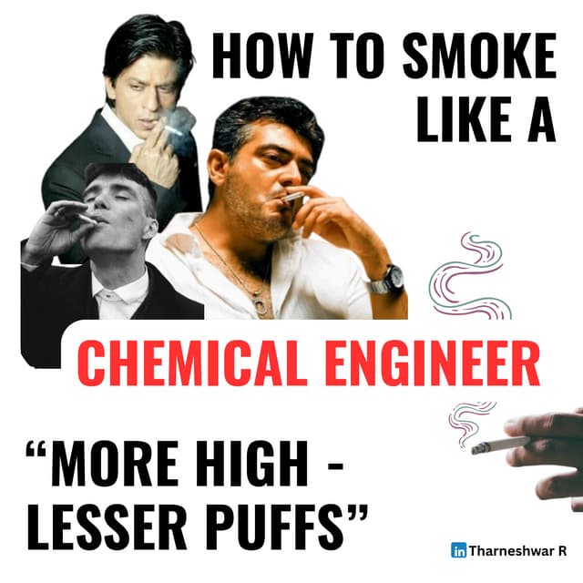 Smoking and ChemE & chemical engineer thought process | PDF
