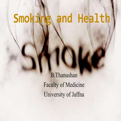 Smoking Powerpoint Presentation | PPT