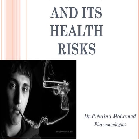 Smoking and its health risks | PPT