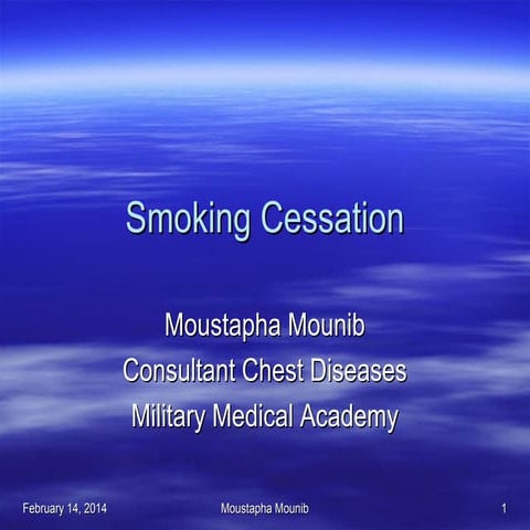 Smoking cessation | PPT