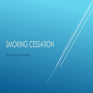Smoking Cessation | PPSX