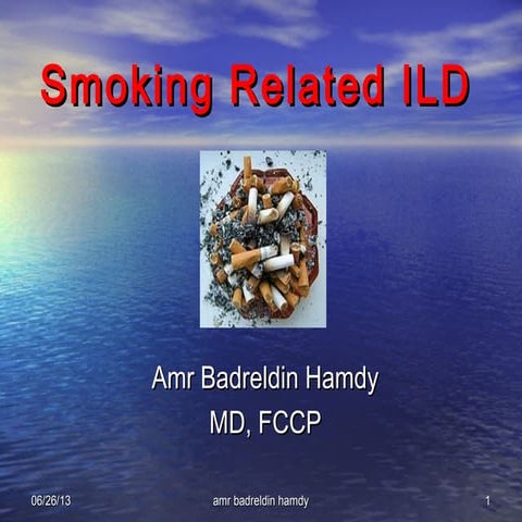 Smoking related ild | PPT