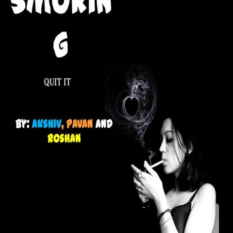 Smoking stinks | PPT