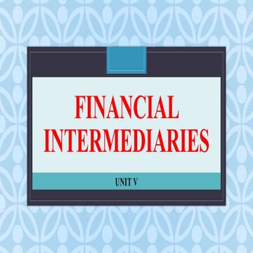 STOCK MARKET OPERATIONS UNIT V FOR B. COM STUDENTS PPT UNIT V.pptx