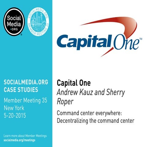Capital One: Command center everywhere: Decentralizing the command ...