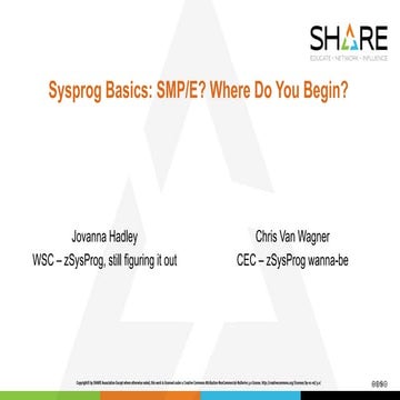 z/OS SMPE Software Control PART 1 & PART2.pptx