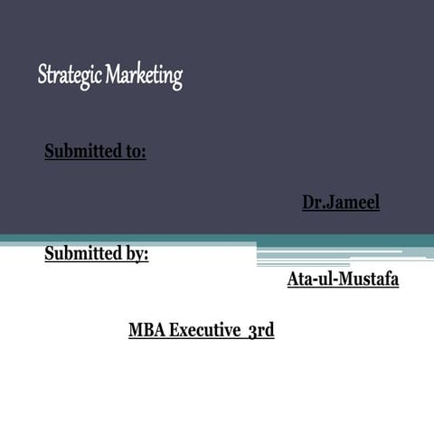 Sales management presentation for MBA Executive | PPTX