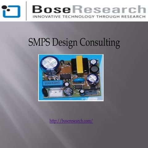 Smps design consulting | PPTX
