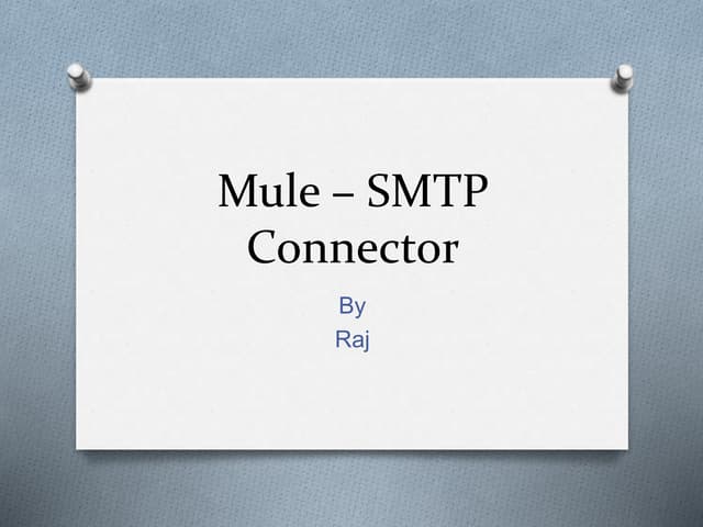 Simple Mail Transfer Protocol | PPTX