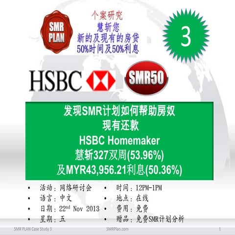 SMR PLAN Case Study 3 (Mandarin) | PPT
