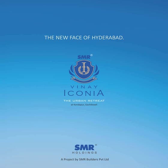 Luxurious 2,3, 4 BHK Flats for Sale near Gachibowli - Vinay Iconia | PDF