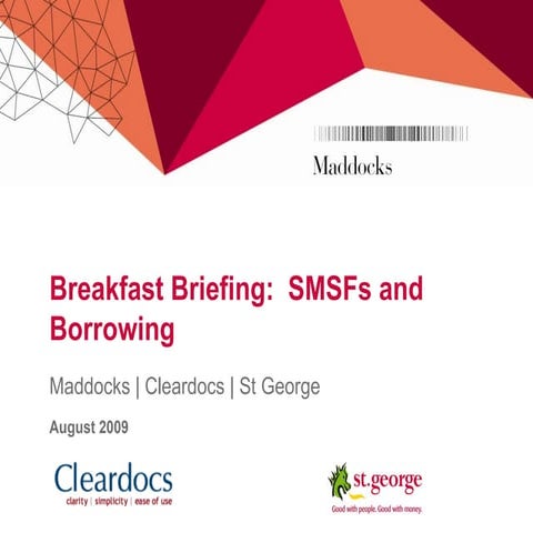 SMSFs and Borrowing | PPT