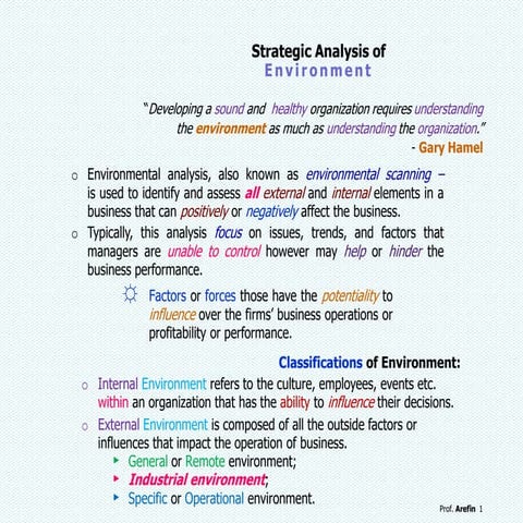 strategic environment_Short_Environemnt_BU | PPT