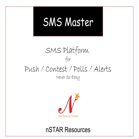 Sms master | PPT