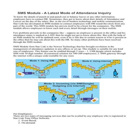 Sms Solution - Starlink | PDF