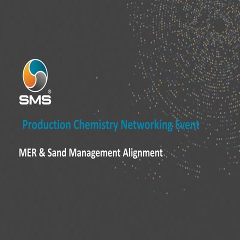 MER and Sand Management Alignment | PPT
