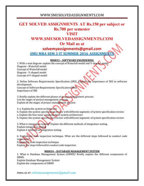 DBMS Assignments Questions | PDF