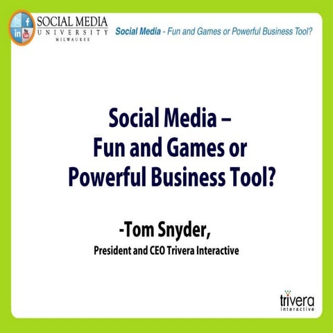 SMUM Morning Keynote | PPT | Social Networking | Internet
