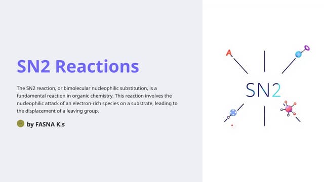 Nucleophilic substitution reaction | PPTX