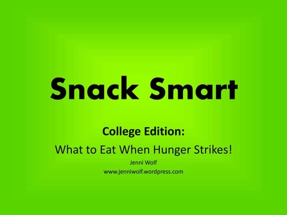 Visual aid for informative speech | PPT